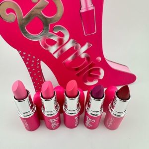Barbie | Makeup | Barbie High Heel 5 Piece Lipstick Gift Set New | Poshmark